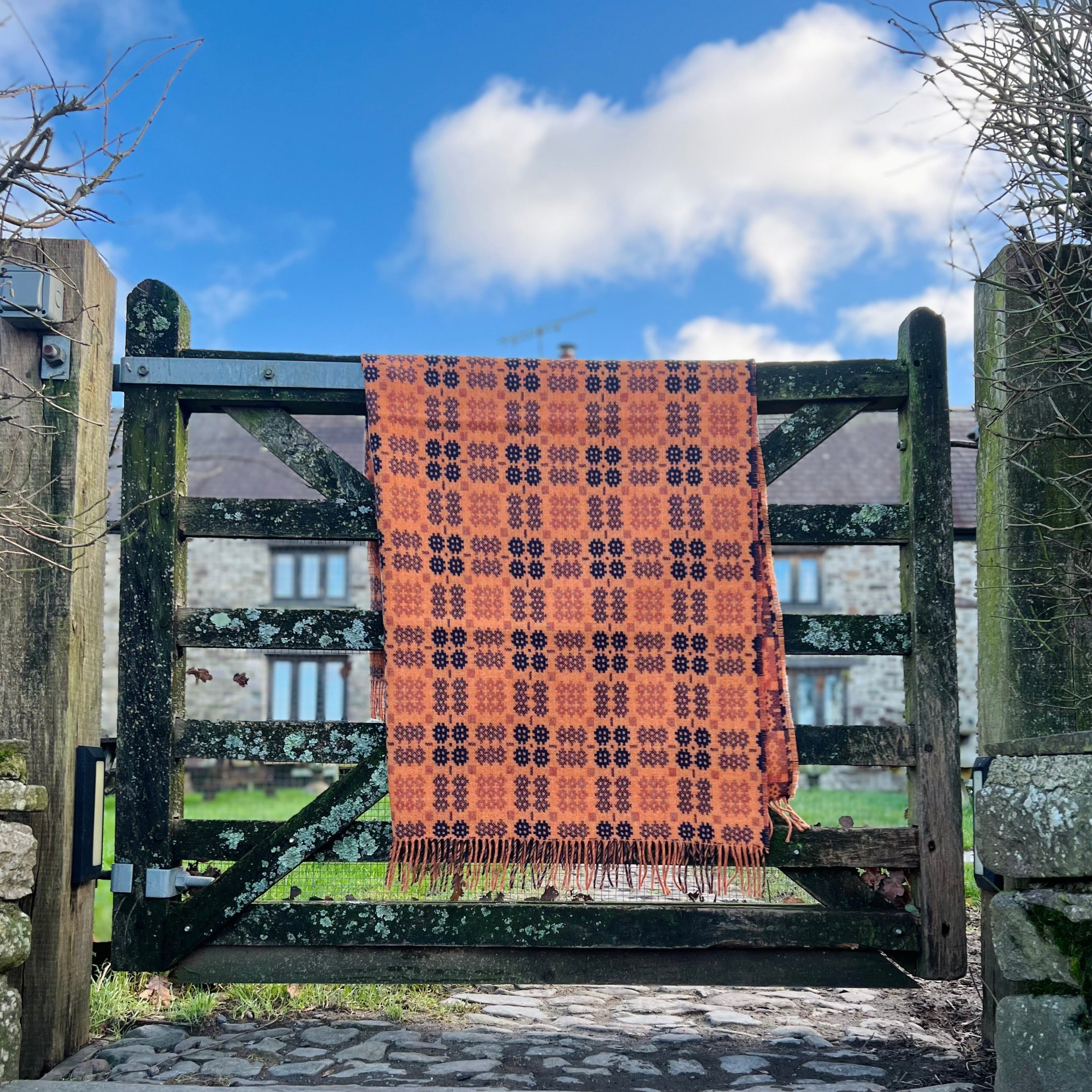 Welsh Tapestry Throw - Oren, Brown & Du – Welsh Tweed